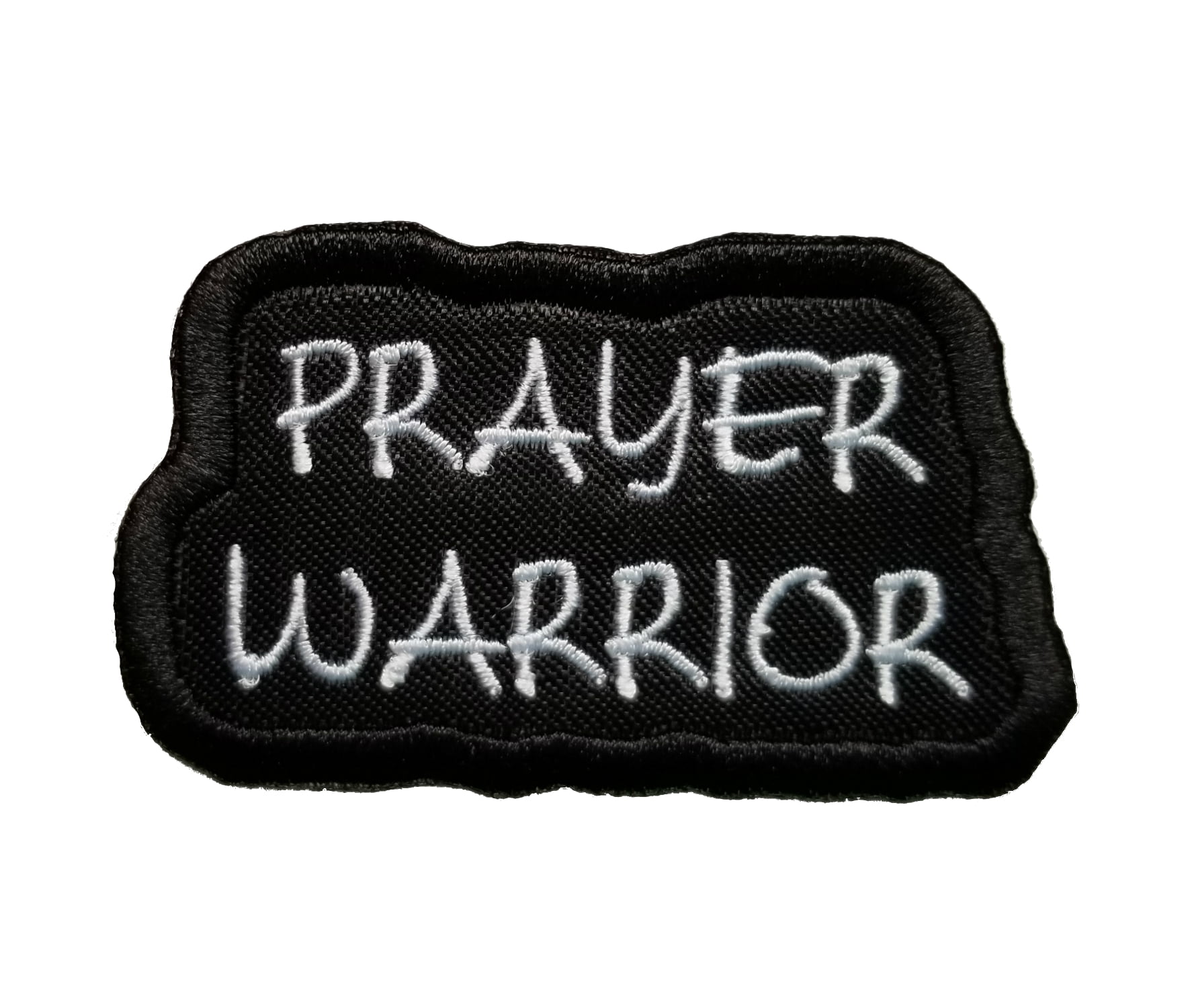 Prayer Warrior Embroidered Iron On Patch - Walmart.com