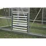 Palram - Canopia Side Louver Window with Polycarbonate Panels and Roof ...