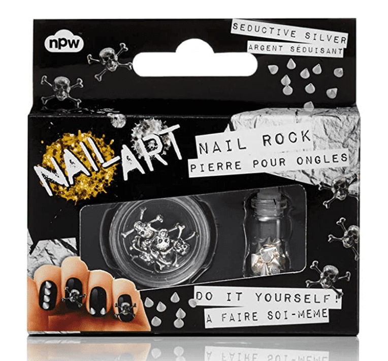 Manicure Nail Rock Seductive Silver Nail Art Nail Gems - Walmart.com ...