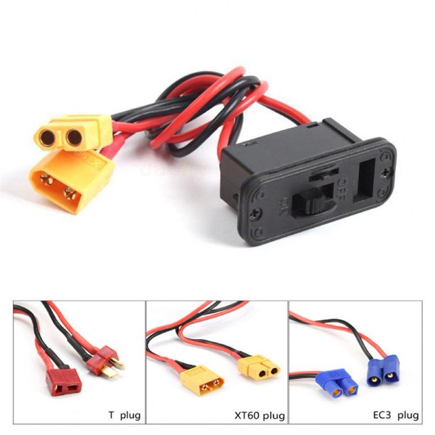 Duty Battery Harness Connector Switch for XT60 T EC3 Plug Charging ...