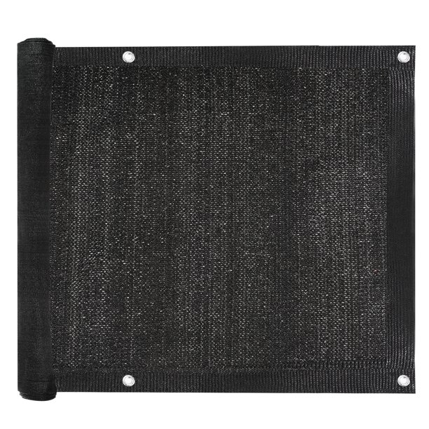 3x16' Balcony Privacy Screen Shield 90% Fence Railing Cover Mesh Shade ...