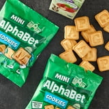 Great Value Mini Alphabet Cookies 1 oz 30 Snack Packs Educational ...