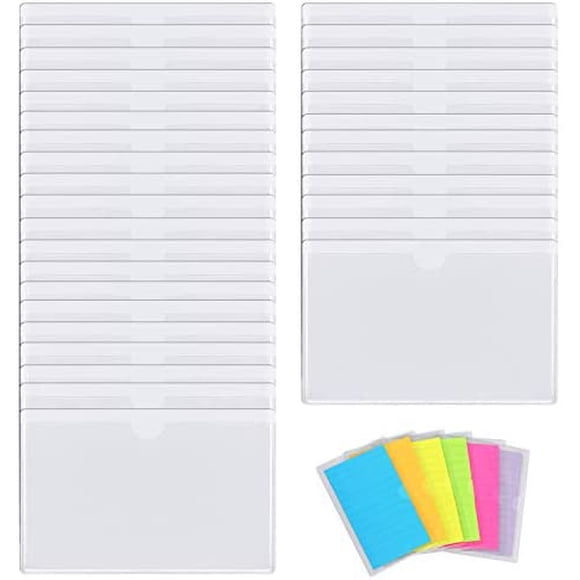 Self Adhesive Index Card Pockets