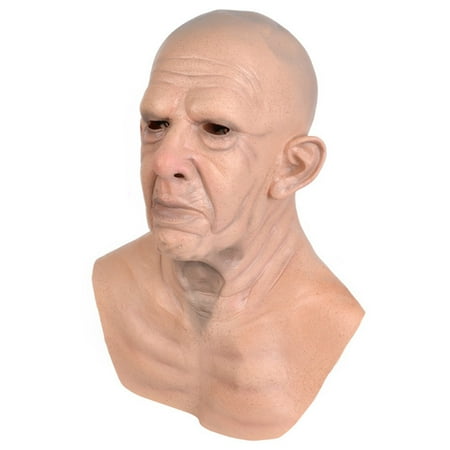 Masqueradefor Halloween Party,Old Man Face Cover Old Man Face Cover ...