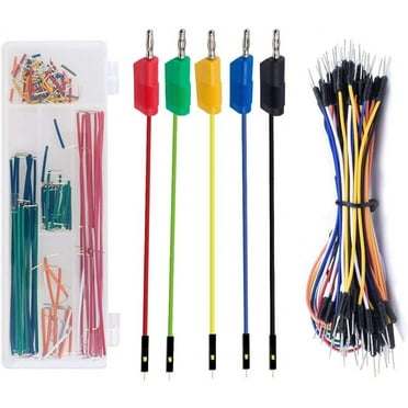 Jumper Wire Kit Preformed Breadboard Jumper Cable Set 14 Lengths ...