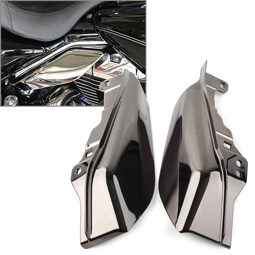 ZS Motorcycle Mid-Frame Air Deflector Heat Shield Cover For Harley ...