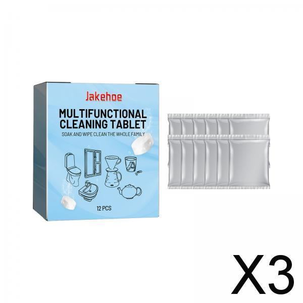 3x 12 Uds Limpieza de Botellas Tableta Aparato Hojas de ...