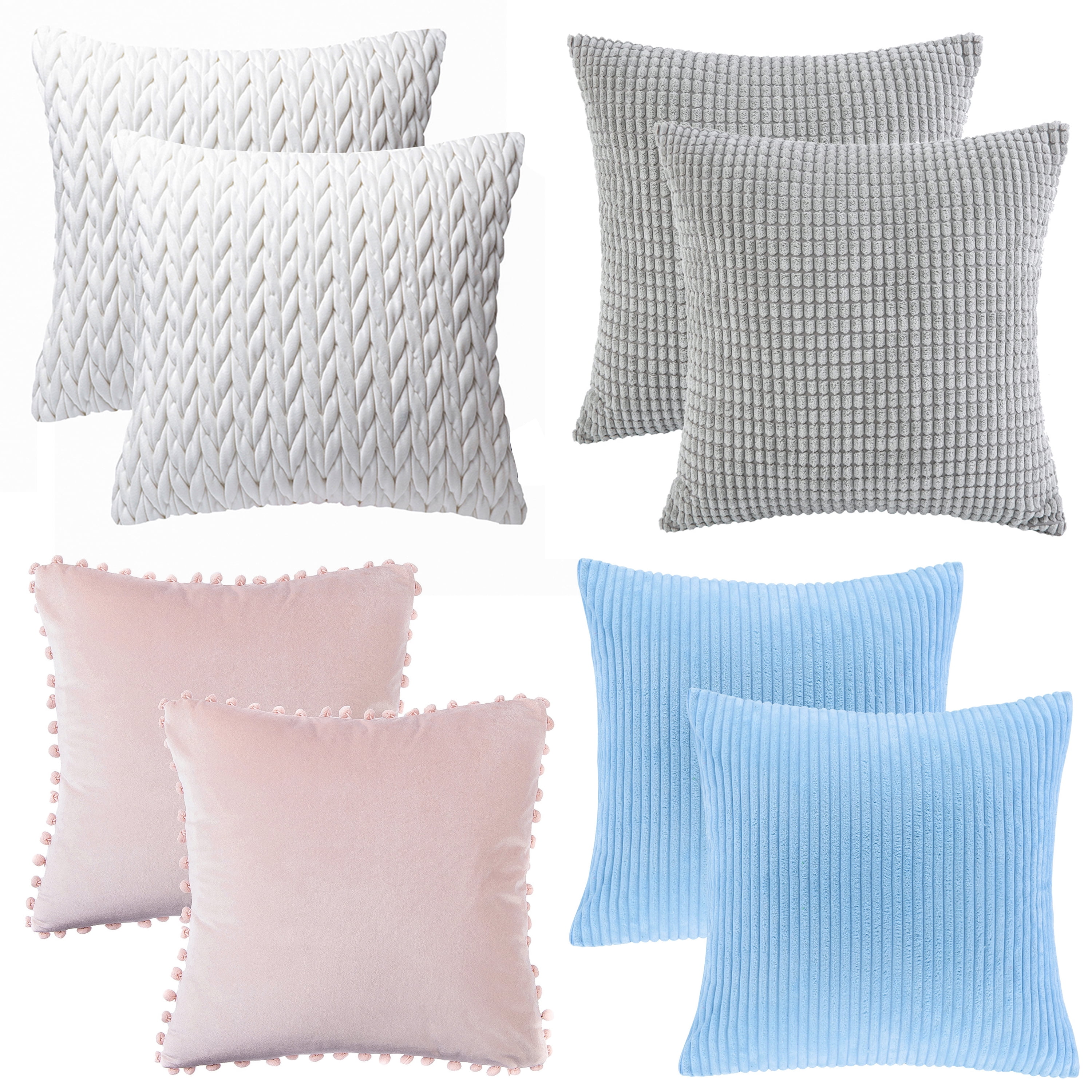 Holiday Deal Selection Phantoscope Quilted Velvet Braid Textured ...