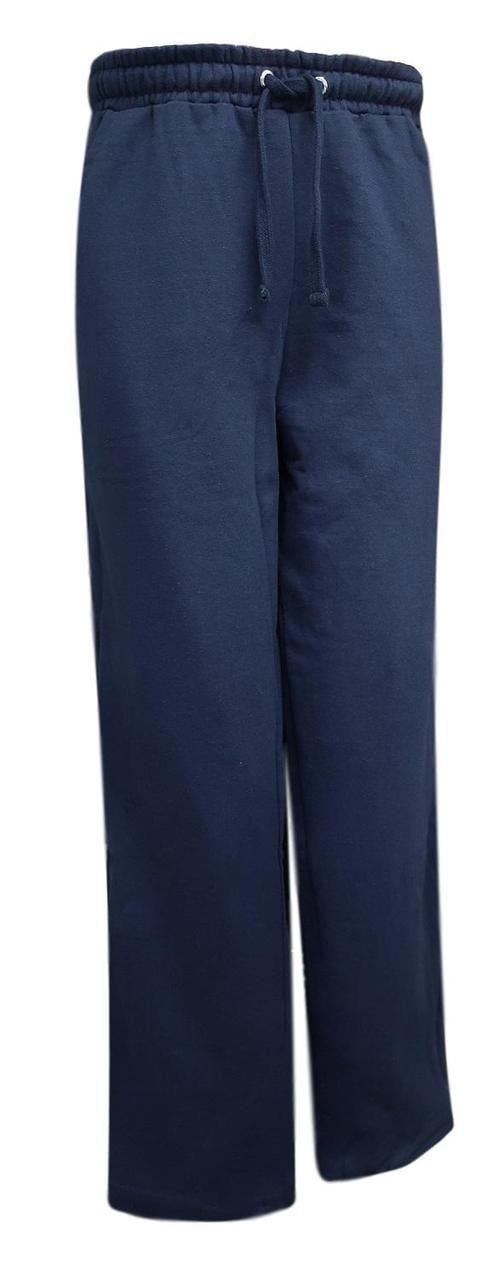 Adaptive Full-Length Side-Zipper Fleece Pant, Unisex Elastic-Waistband ...