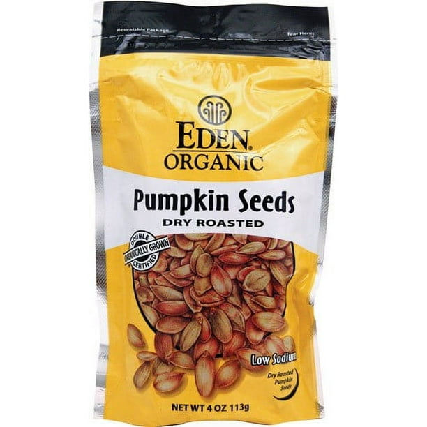 Eden Semillas de Calabaza Foods, Tostadas en Seco, 4 Oz | Walmart en línea