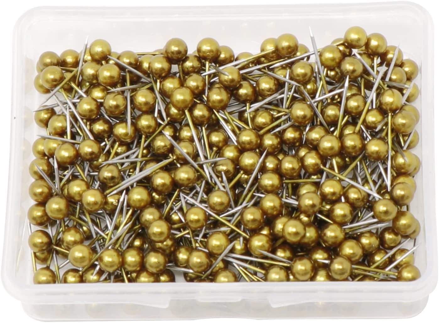 1/8 Inch Map Tacks Round Plastic Head Push pins with Stainless Point ...