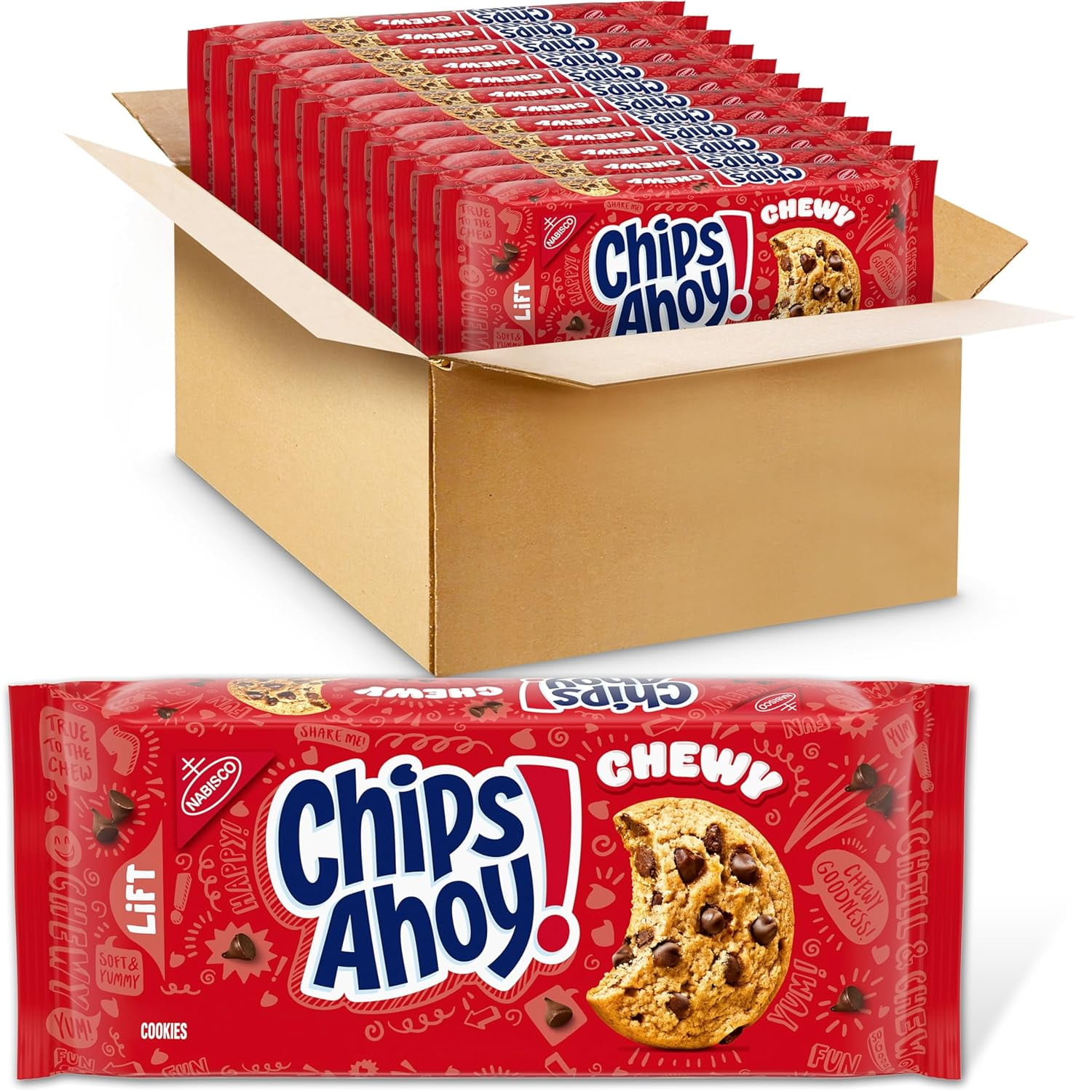 Original Chocolate Chip Cookies, 20 Snack Packs (2 Cookies Per Pack ...