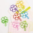 ANXPTIME 50Pcs User Friendly Metal Clovers Paper Clip For Students And ...