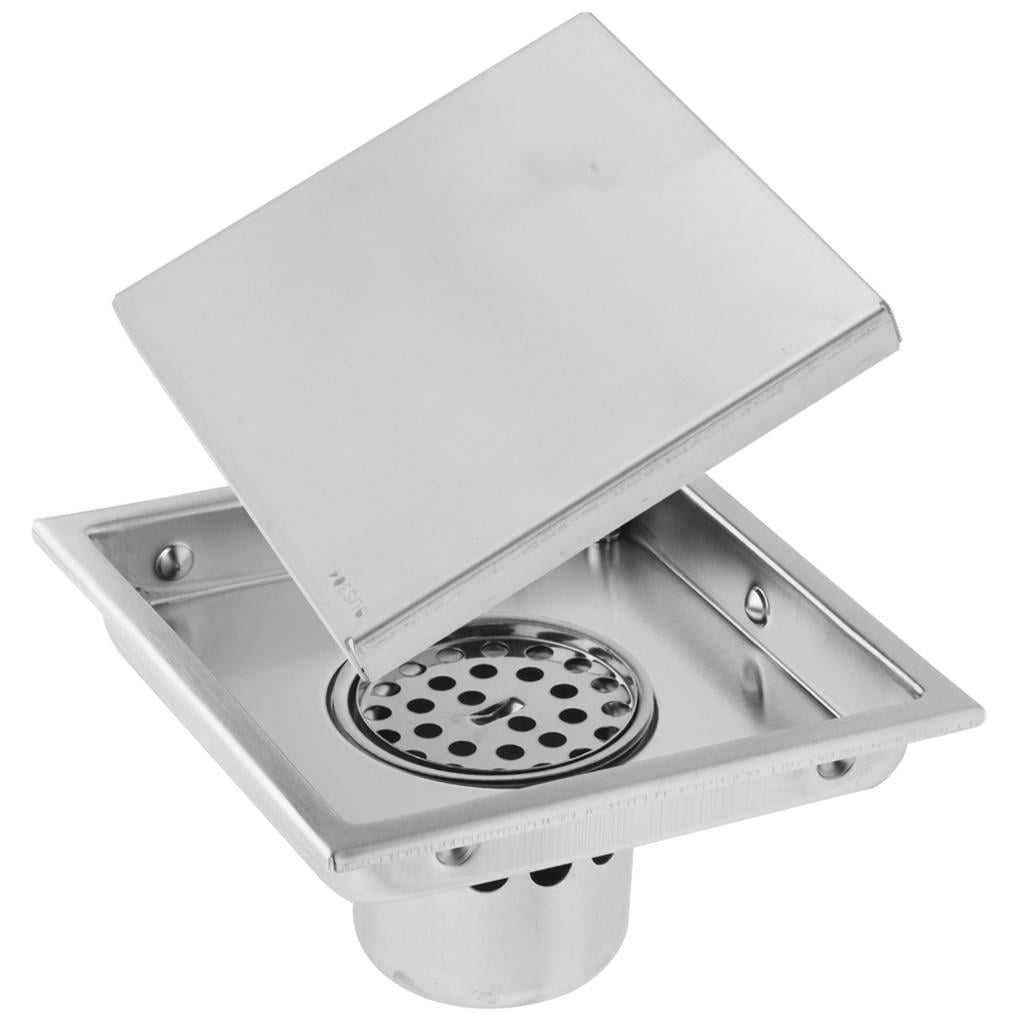 Drenaje De Piso Cuadrado Invisible Con Rejilla De Inserción De Mosaico ...