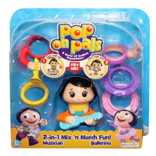 Pop On Pals - Figure Musician/Dancer Girl Pack - Walmart.com - Walmart.com