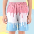 Boys Swimsuit Swim Trunks Elastic Waistband Colorful Ice Pattern Summer ...