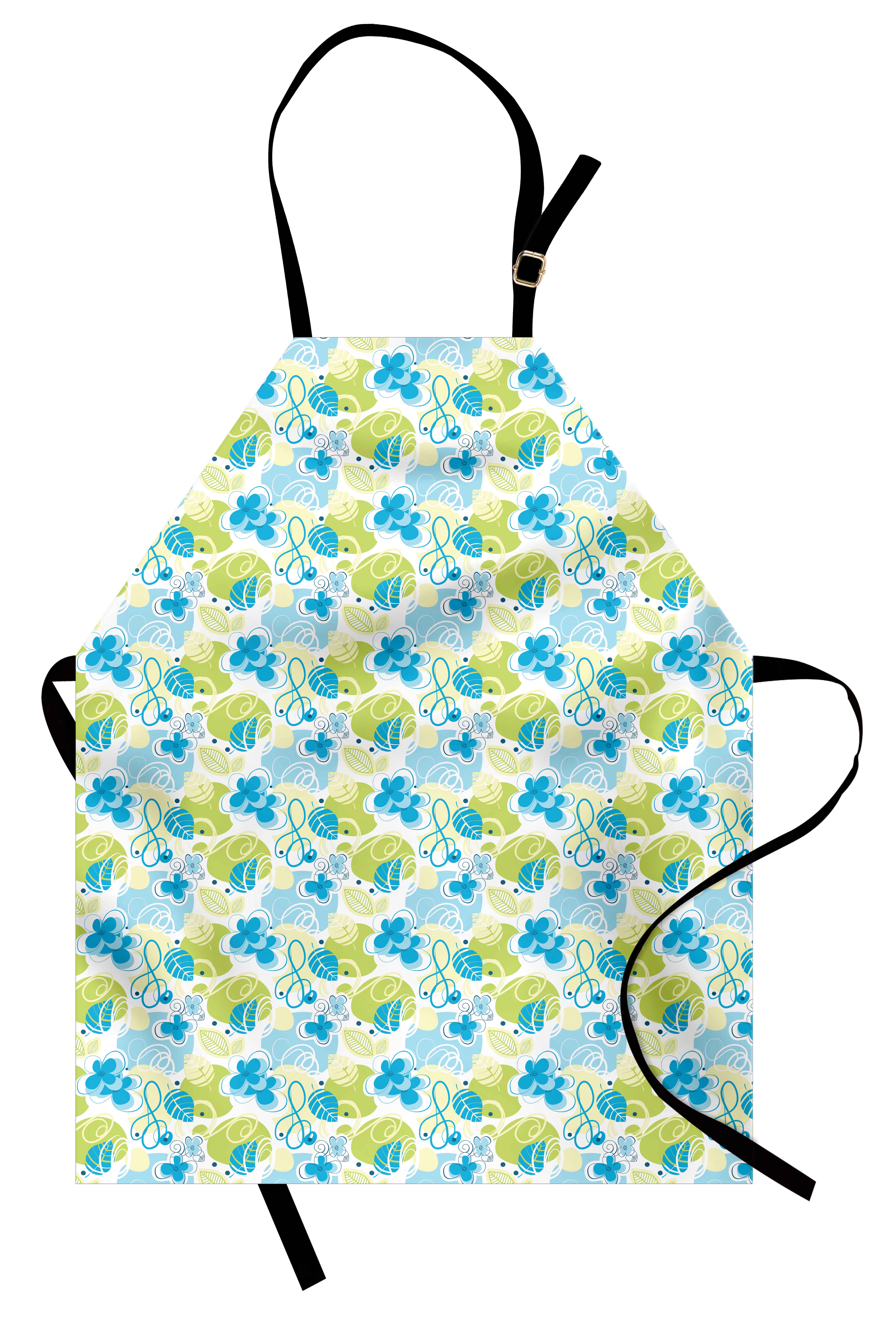 Floral Apron Pastel Colored Cheerful Pattern Inspired by Spring Nature ...