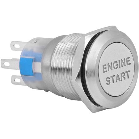 Sepeda Engine Start Switch 12V Waterproof Car Engine Start Push Button ...