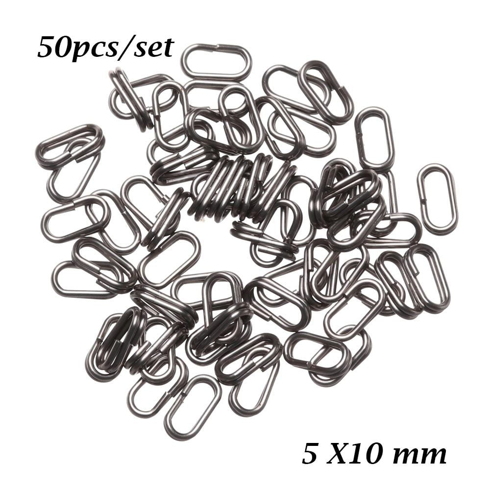 Hot Portable Stainless Steel Fast Lock Line Tackle Fishing Hanging Snap ...