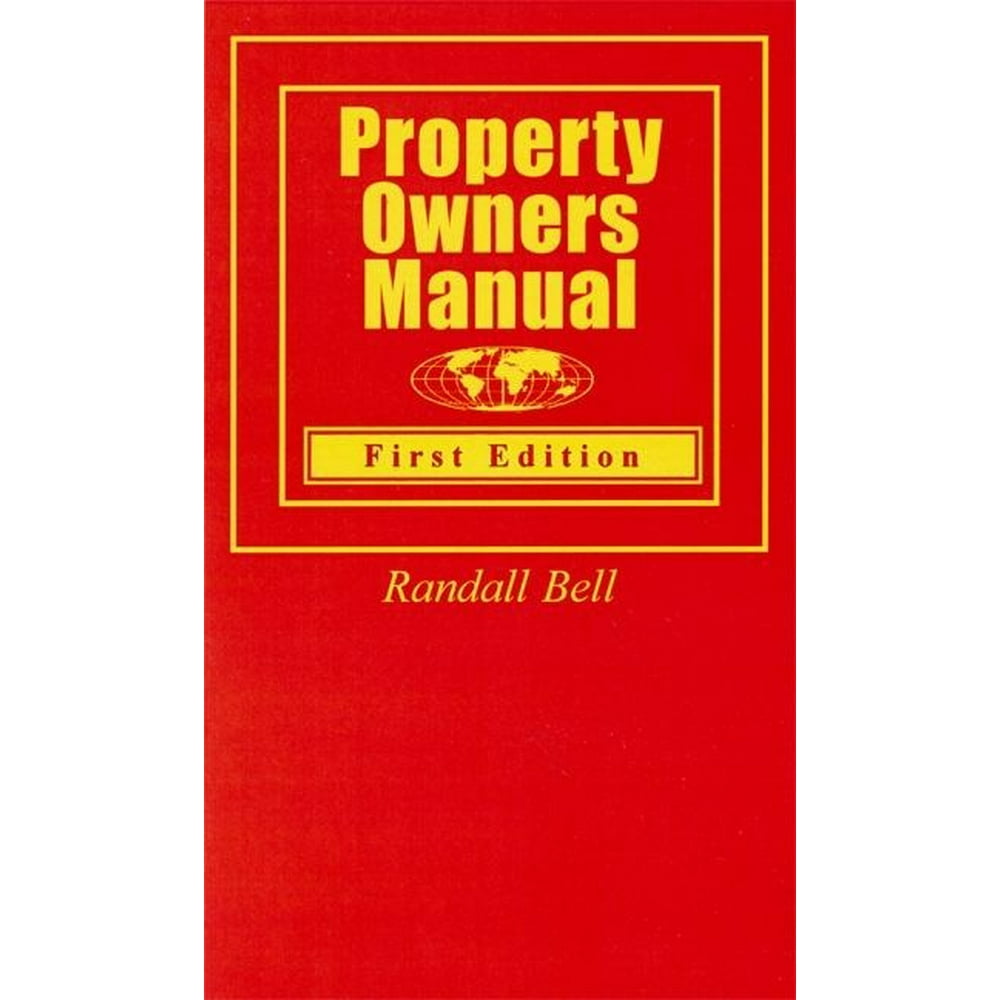 Property Owners Manual (Paperback) - Walmart.com - Walmart.com