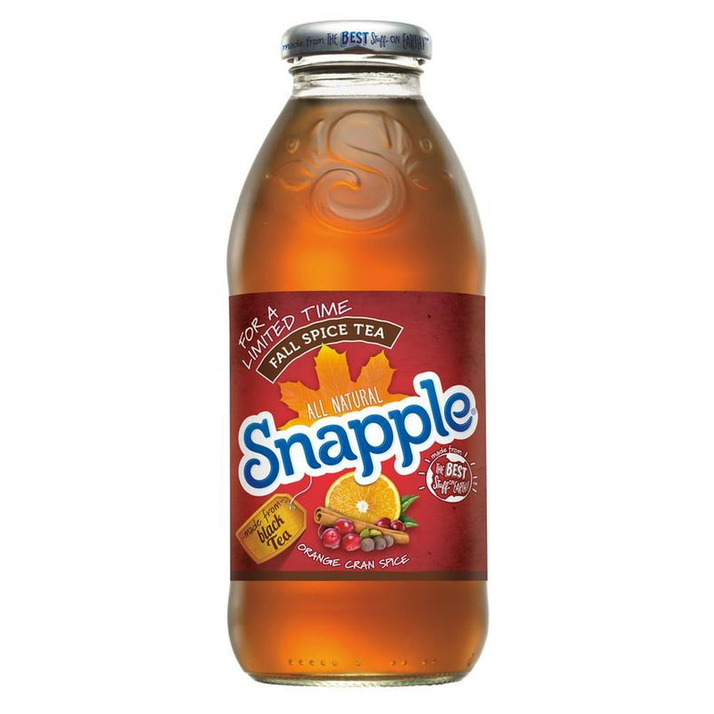 Snapple Fall Spice Tea, 16 fl oz, 6 pack - Walmart.com - Walmart.com