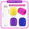 10Pc Microphone Candy Tubes Plastic With Sponge Cover For Party Favor ...