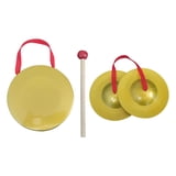 Rushawy Mini Small Hand Cymbals Educational Gong Instrument for Dances ...
