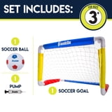 Franklin Sports Indoor & Outdoor Kids Soccer Set with 24x16 Goal, Ball ...