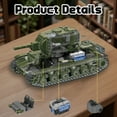 Remocguys Military KV-2 Heavy Tank Building Block Set Compatible with ...
