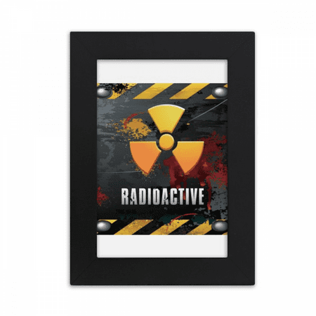 Logo Radioactive Substances Warning Desktop Photo Frame Picture Display ...