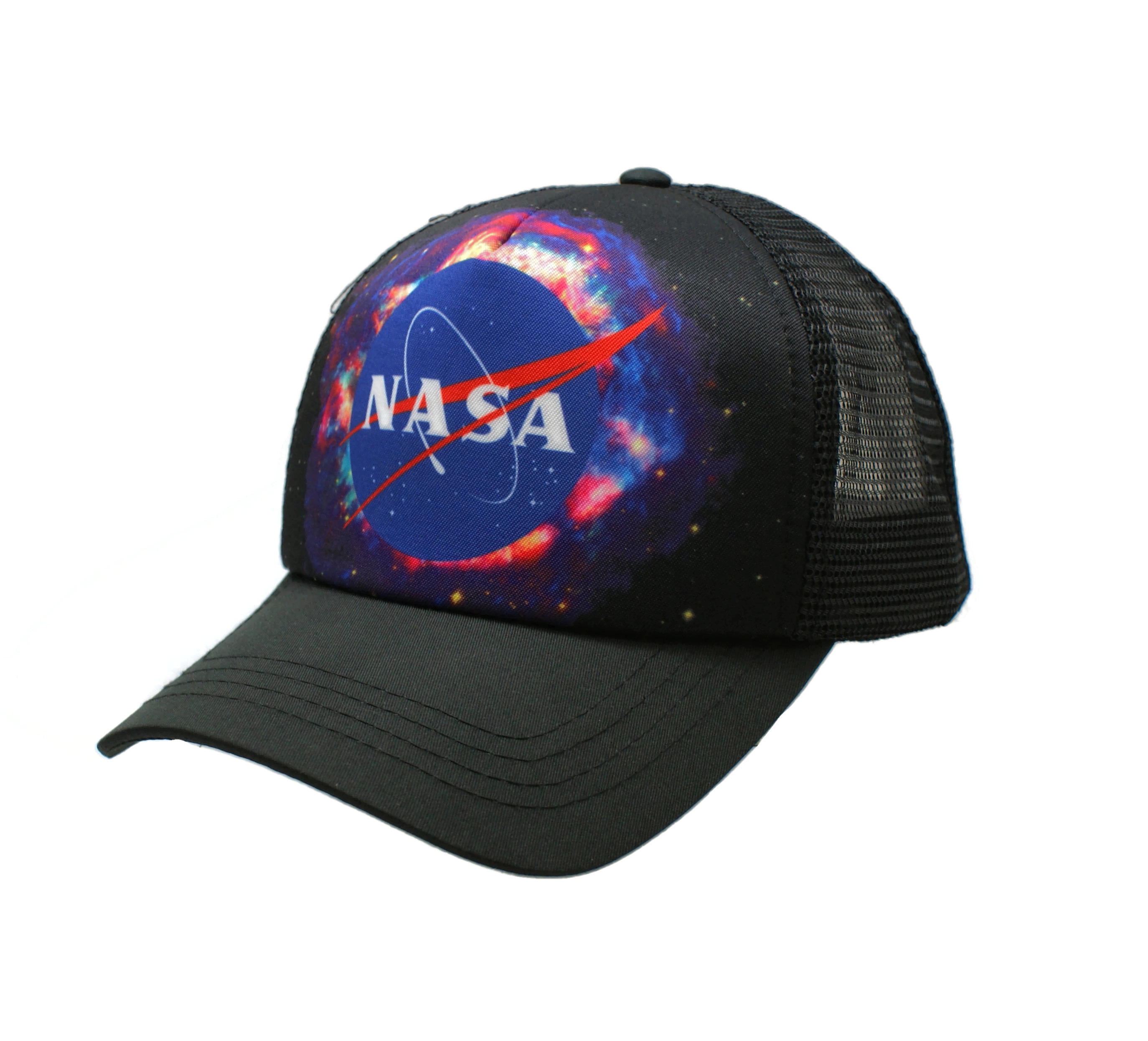 NASA Space Galaxy 5 Panel Poly Foam Mesh Back Trucker Style Sublimation ...