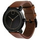 Movado Men's Bold Mid-Sized Analog Leather 41mm Watch 3600489 - Walmart.com