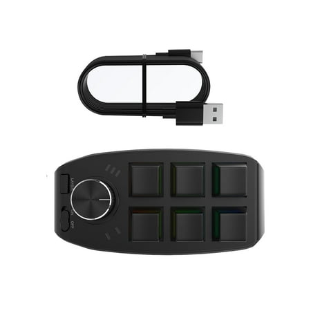 Keyboard Portable RGB Wired Standard Keyboard Macros Keypad for ...