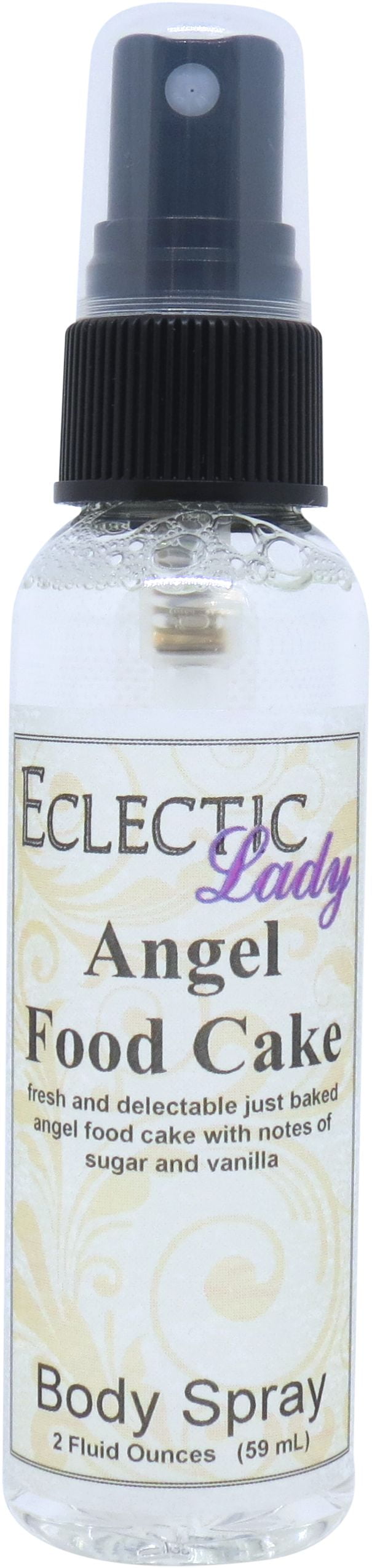 Angel Food Cake Body Spray, Eclectic Lady, Hydrating Mist, Unisex, 2 oz ...
