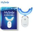 MySmile 28-LED Strong Power Teeth Whitening Light With Tray, Rechargeable Waterproof Teeth ...