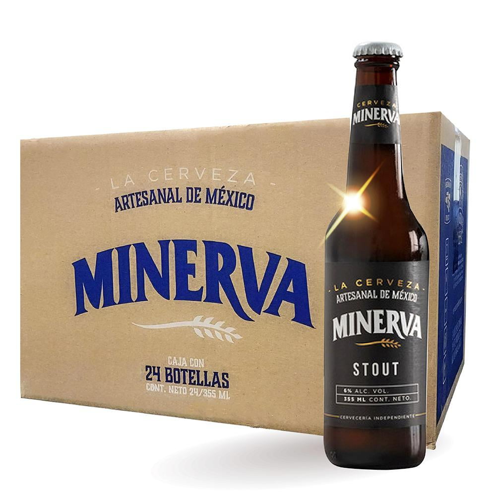Caja Cerveza Artesanal Minerva Stout 355ml Minerva Cerveza Stout ...