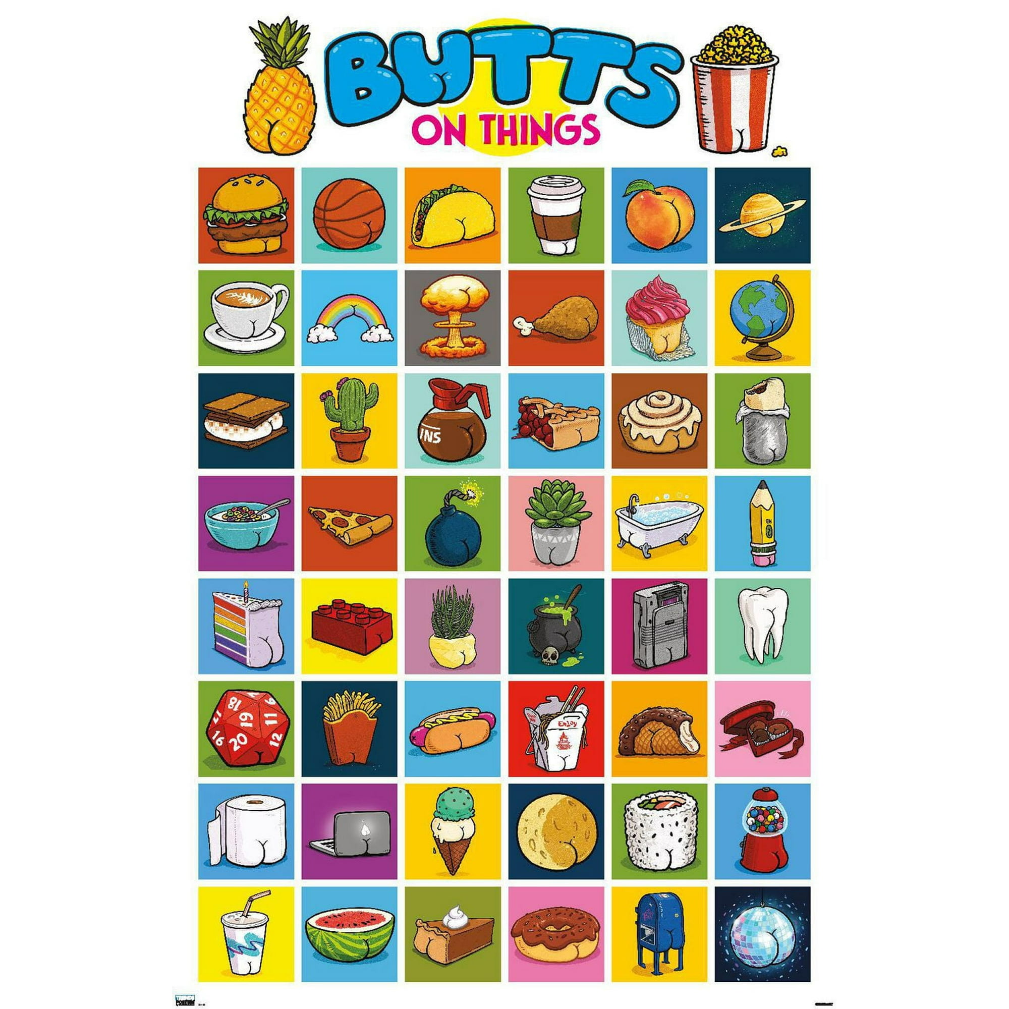 Click here for Trends International Brian Cook: Butts On Things -... prices