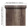 CHICHOME Brown Wood Wallpaper, Self-Adhesive, Waterproof, Removable, 17 ...