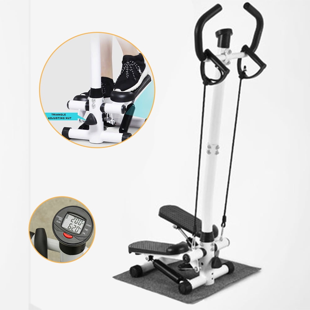 iMeshbean Foldable Fitness Exercise Stair Stepper with handle bar ...