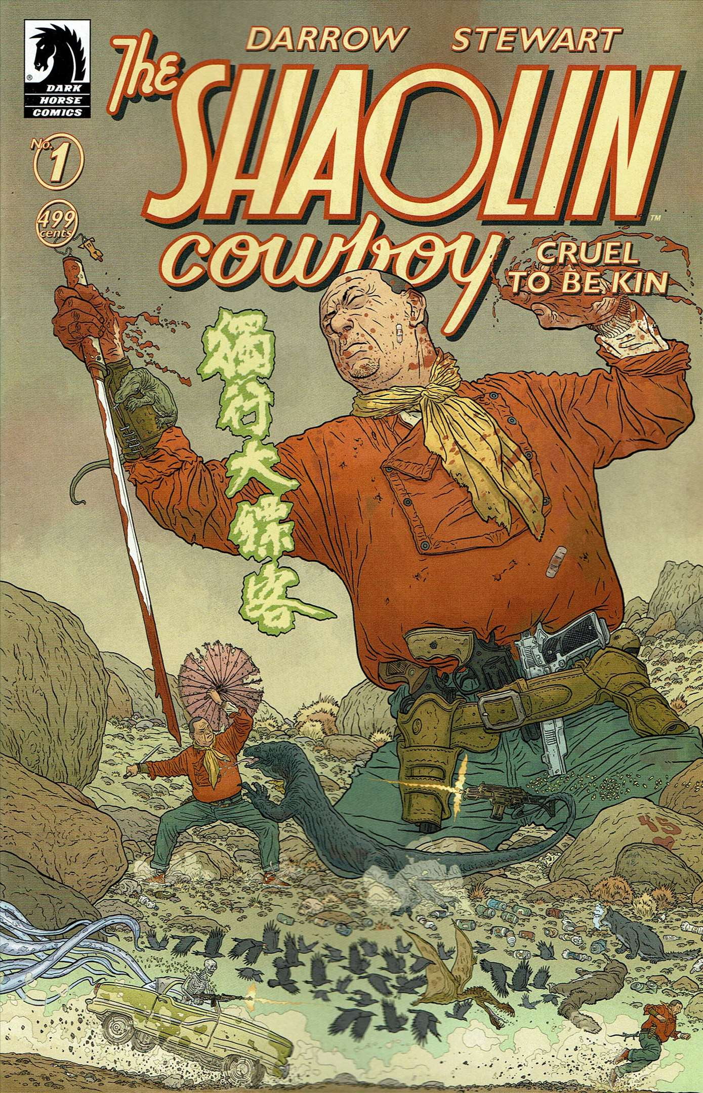 Shaolin Cowboy: Cruel to Be Kin #1A VF ; Dark Horse Comic Book - Walmart.com