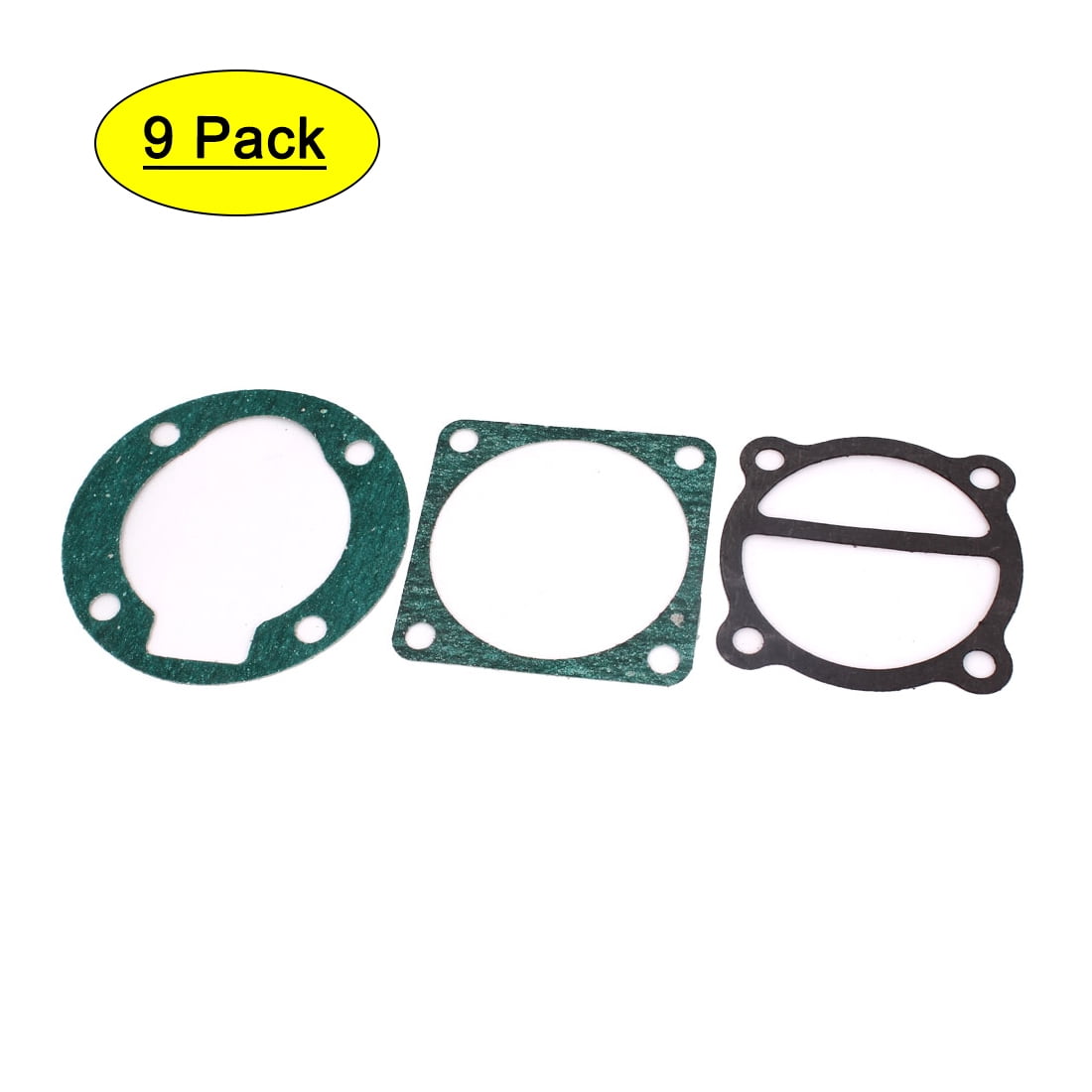 Unique Bargains 9 Pcs Industrial Air Compressor Cylinder Base Head ...