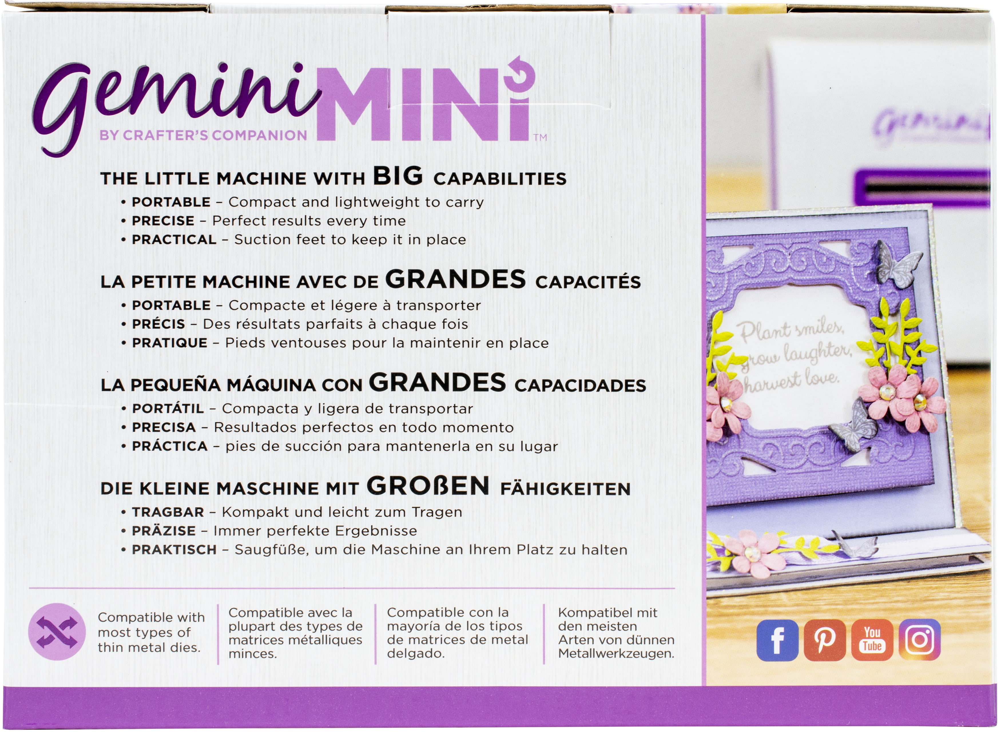 Crafter's Companion Gemini Mini Manual Die, Cutting & Embossing Machine ...