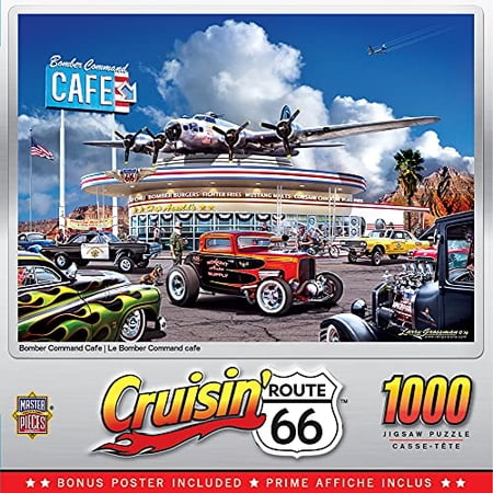 MasterPieces Cruisin' Puzzles Collection - Bomber Command Café 1000 ...