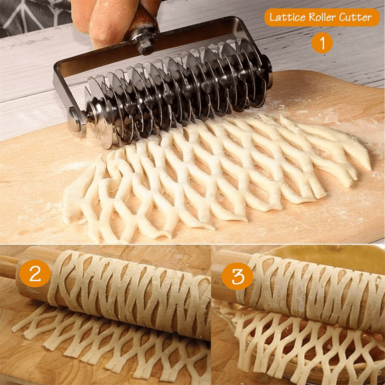 Stainless Steel Lattice Cutter Lattice Roller Cutter Baking Tool Walmart