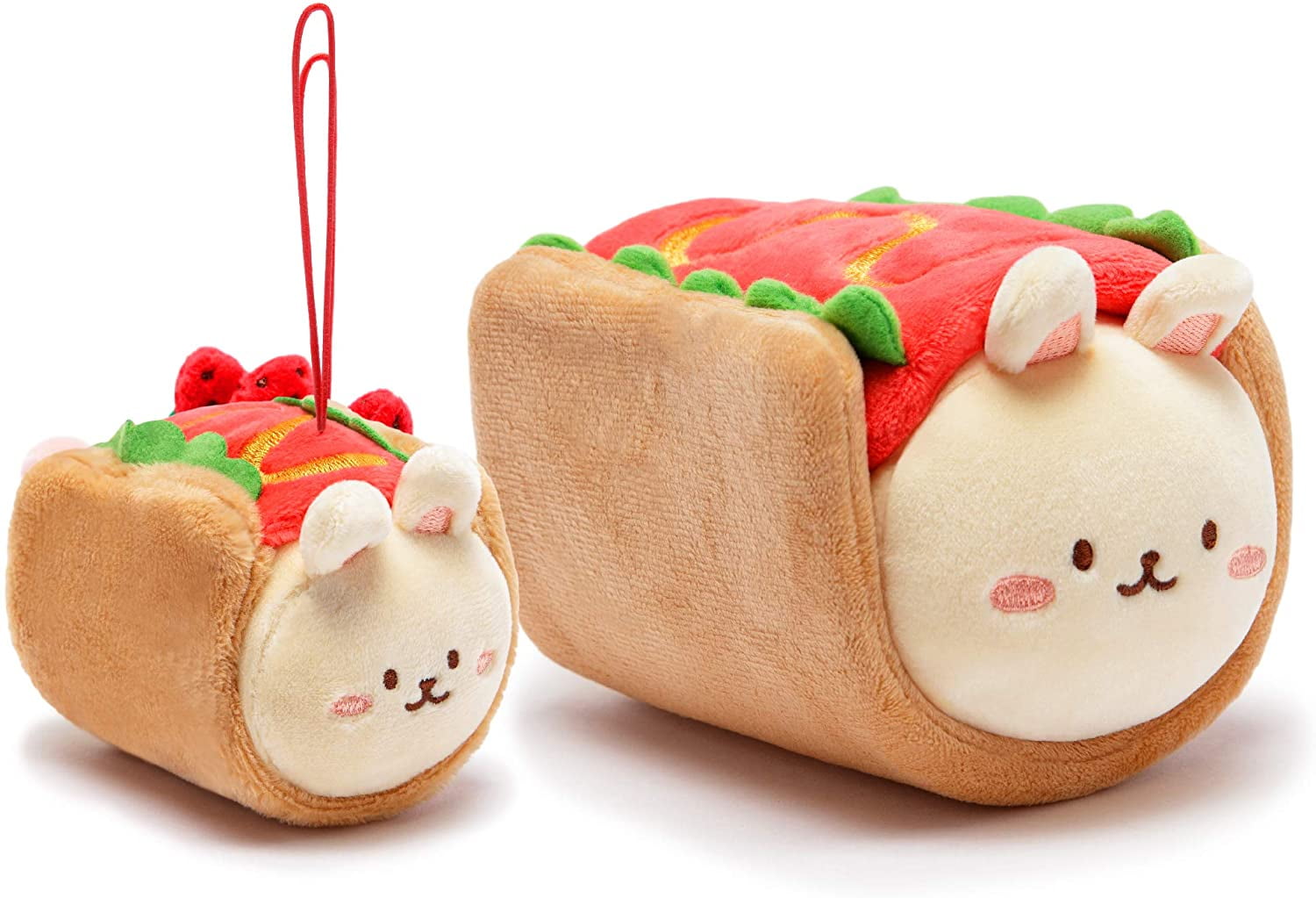 Anirollz Bunny Plush Hot Dog Stuffed Animal Gift Set 2pcs Bunniroll ...