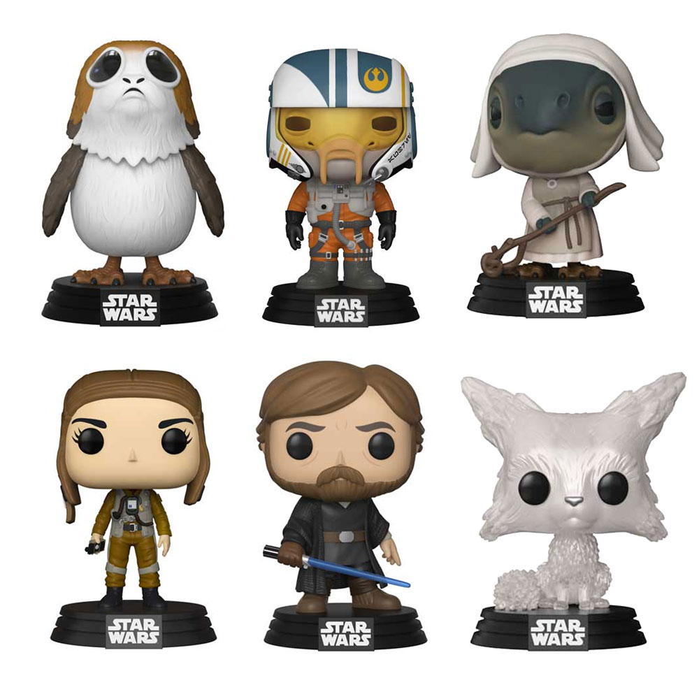 Funko POP Star Wars Episode 8 The Last Jedi S2 Vinyl Bobbles SET