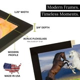 Modern Black Wood 12x19 Picture Frame – Wall 12 x 19 Poster Frame ...