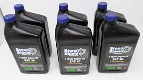 Stens Shield 770-031 SAE 30 4-Cycle Engine Oil Quart (Pack of 6 ...
