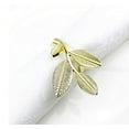 Fennco Styles Delicate Leaf Metal Napkin Rings, Set of 4 - Walmart.com