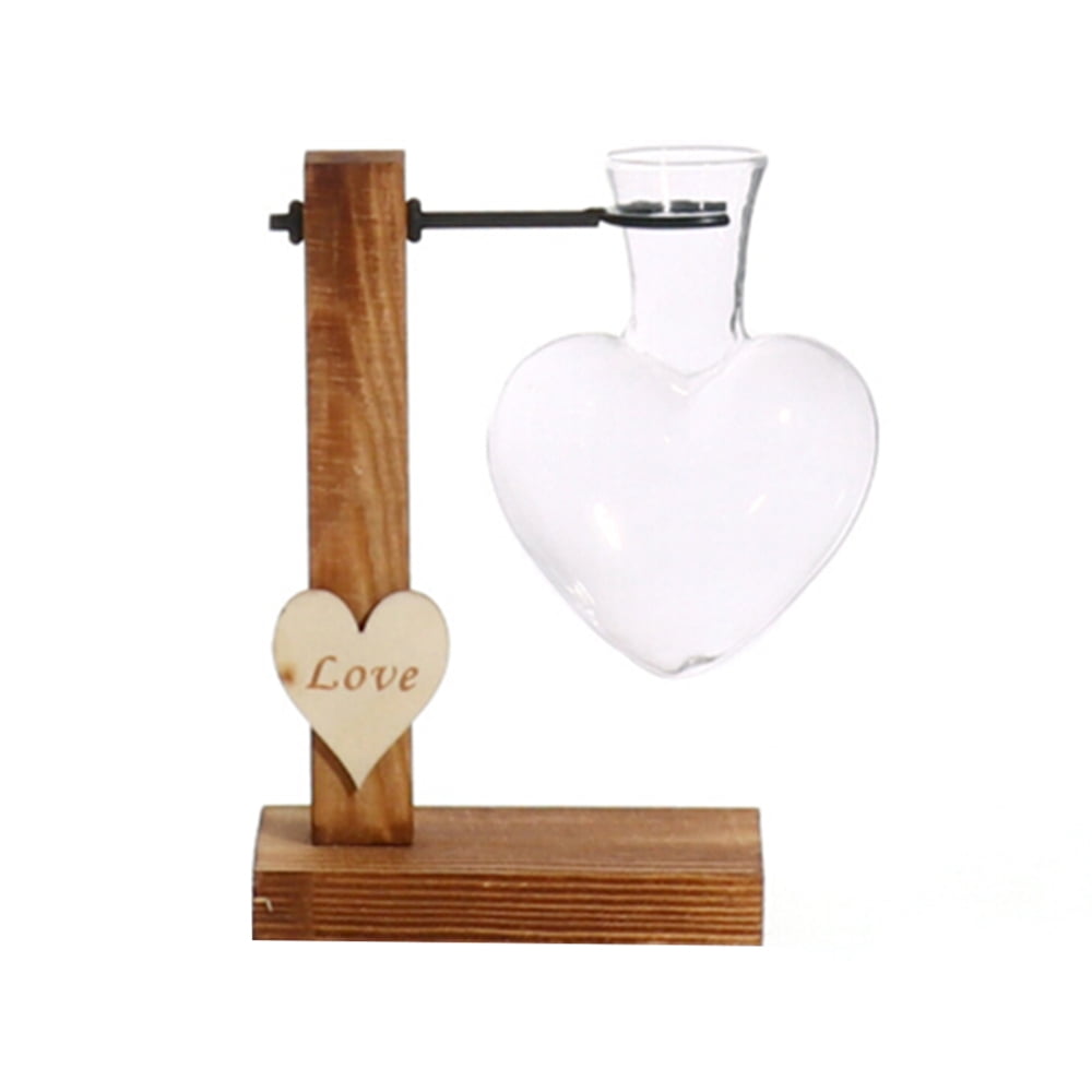 Home Décor Love Heart Flower Pot Hydroponic Vases Vases etna.com.pe